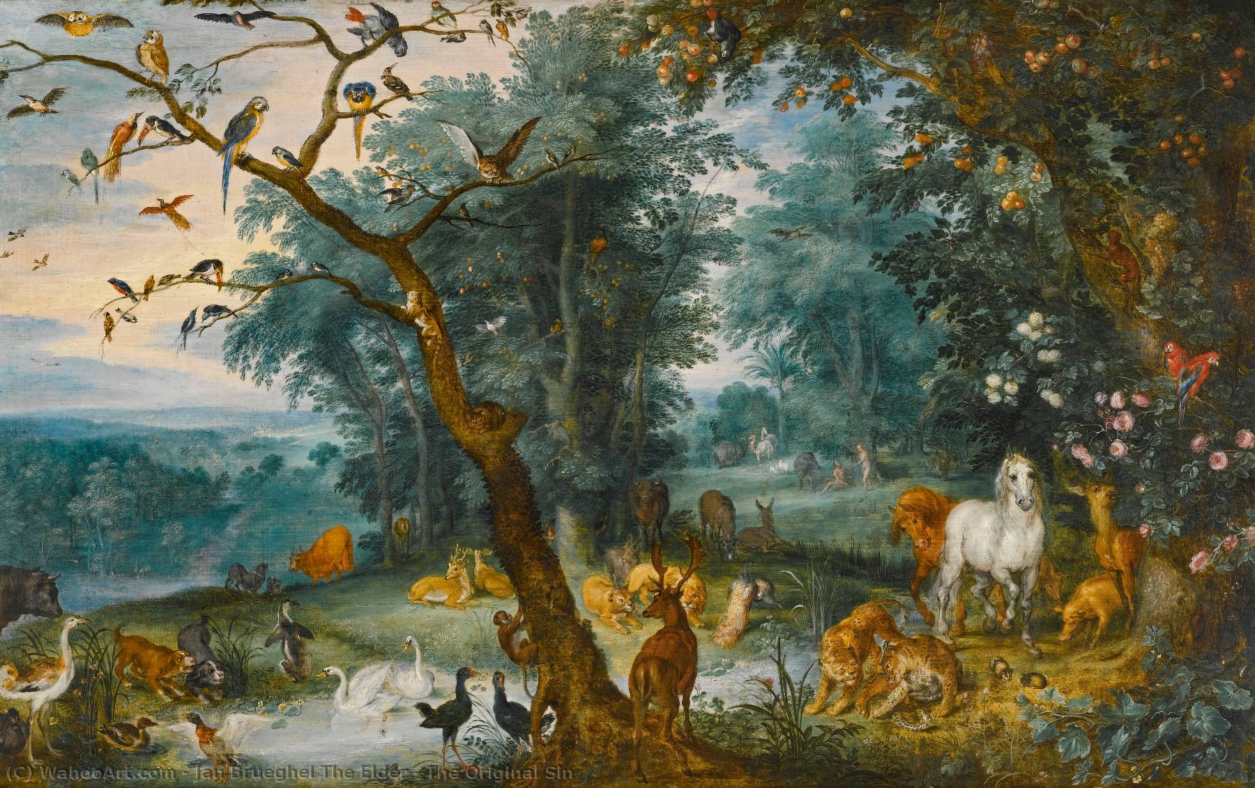 Riproduzioni D'arte | il peccato originale di Jan Brueghel The Elder ...