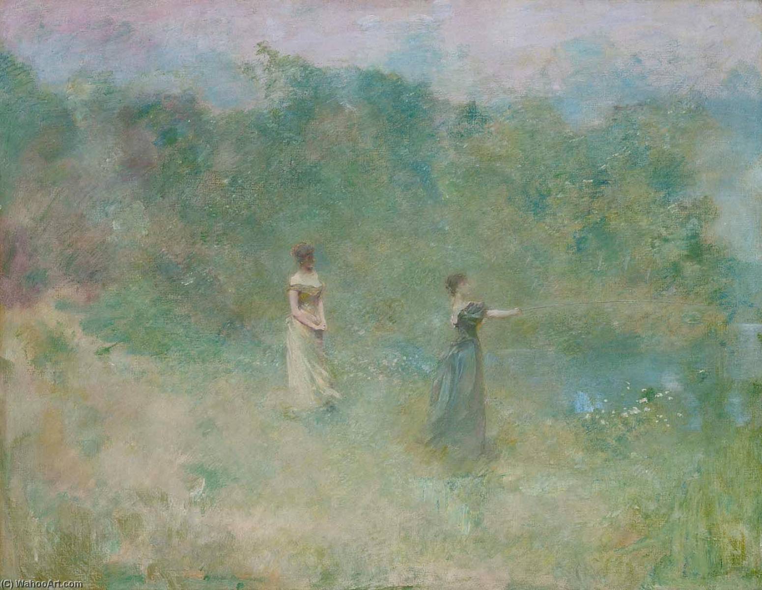 Riproduzioni Di Quadri Estate, 1890 di Thomas Wilmer Dewing (1851-1938 ...