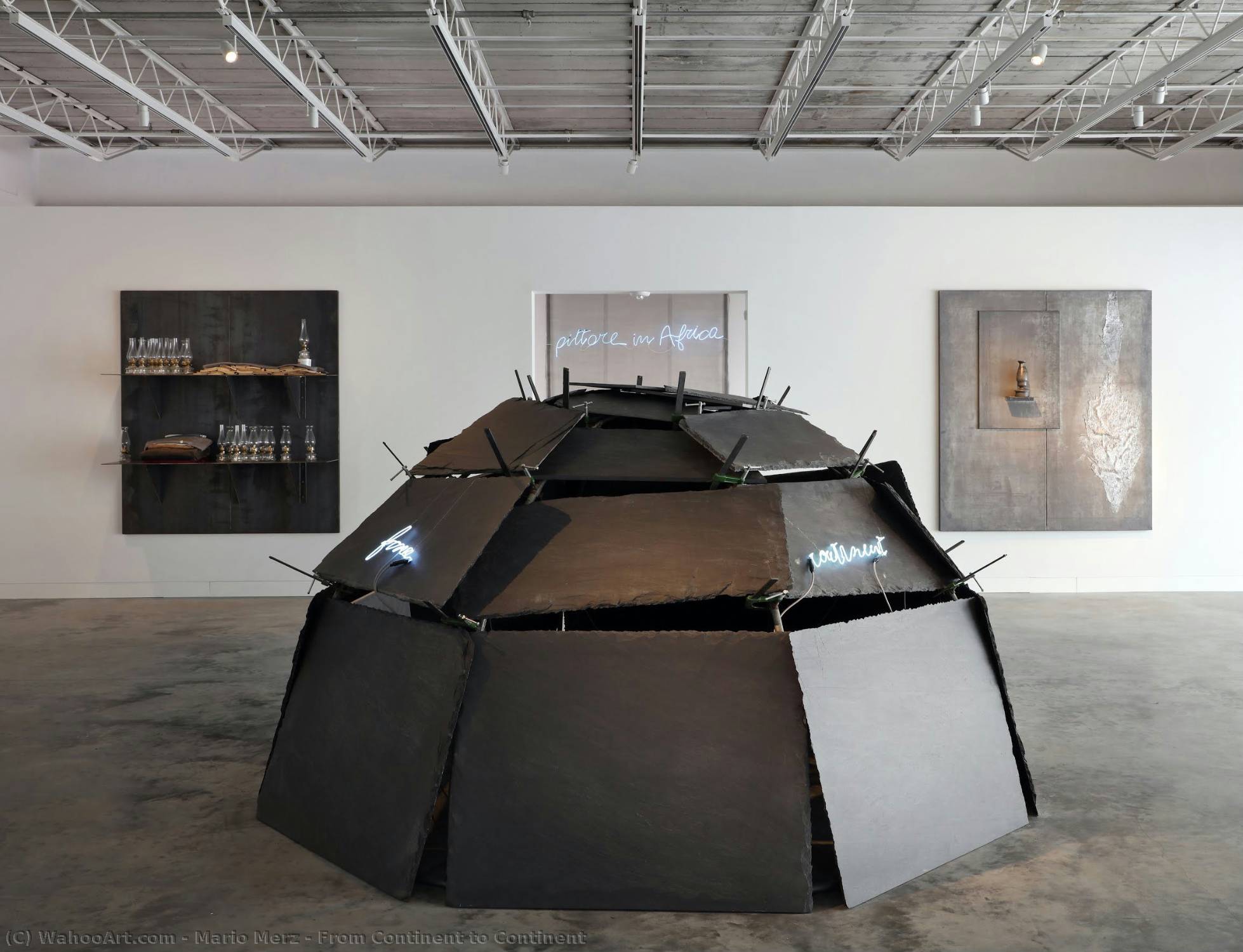 Dal Continente al Continente, 1993 di Mario Merz (1925-2003, Italy) Mario Merz | WahooArt.com